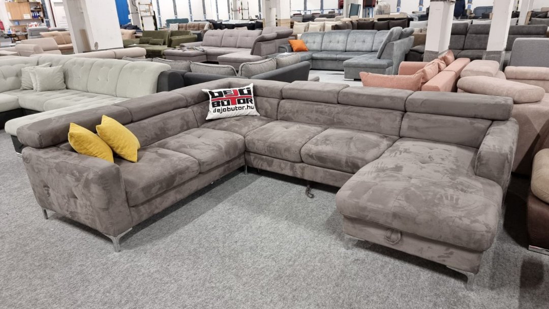 SAMMY GREY U-form kanapé